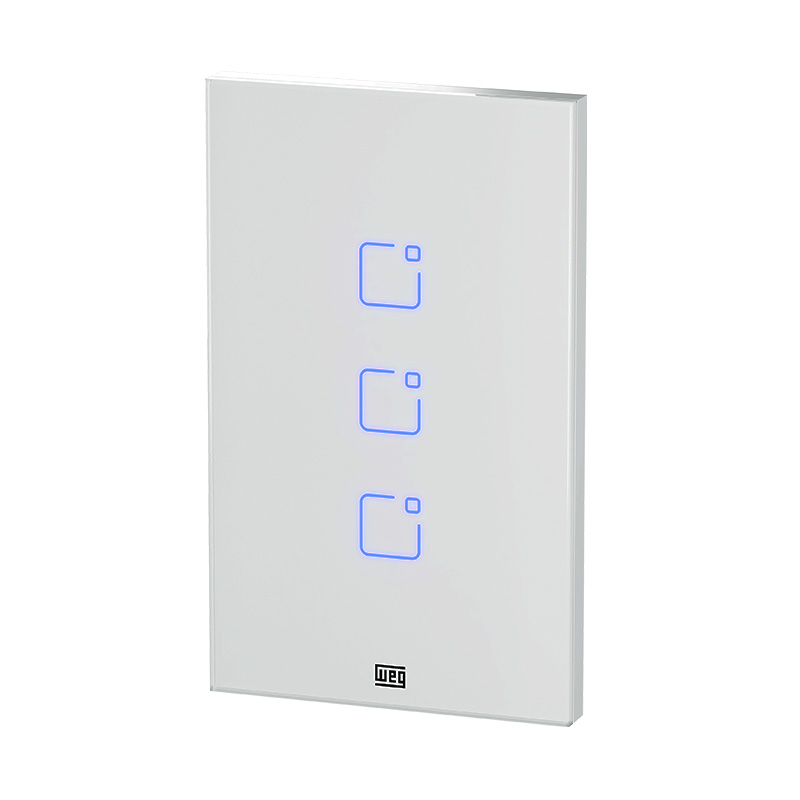 Interruptor Inteligente touch zigbee 3 botões 4×2 Branco – Weg ...